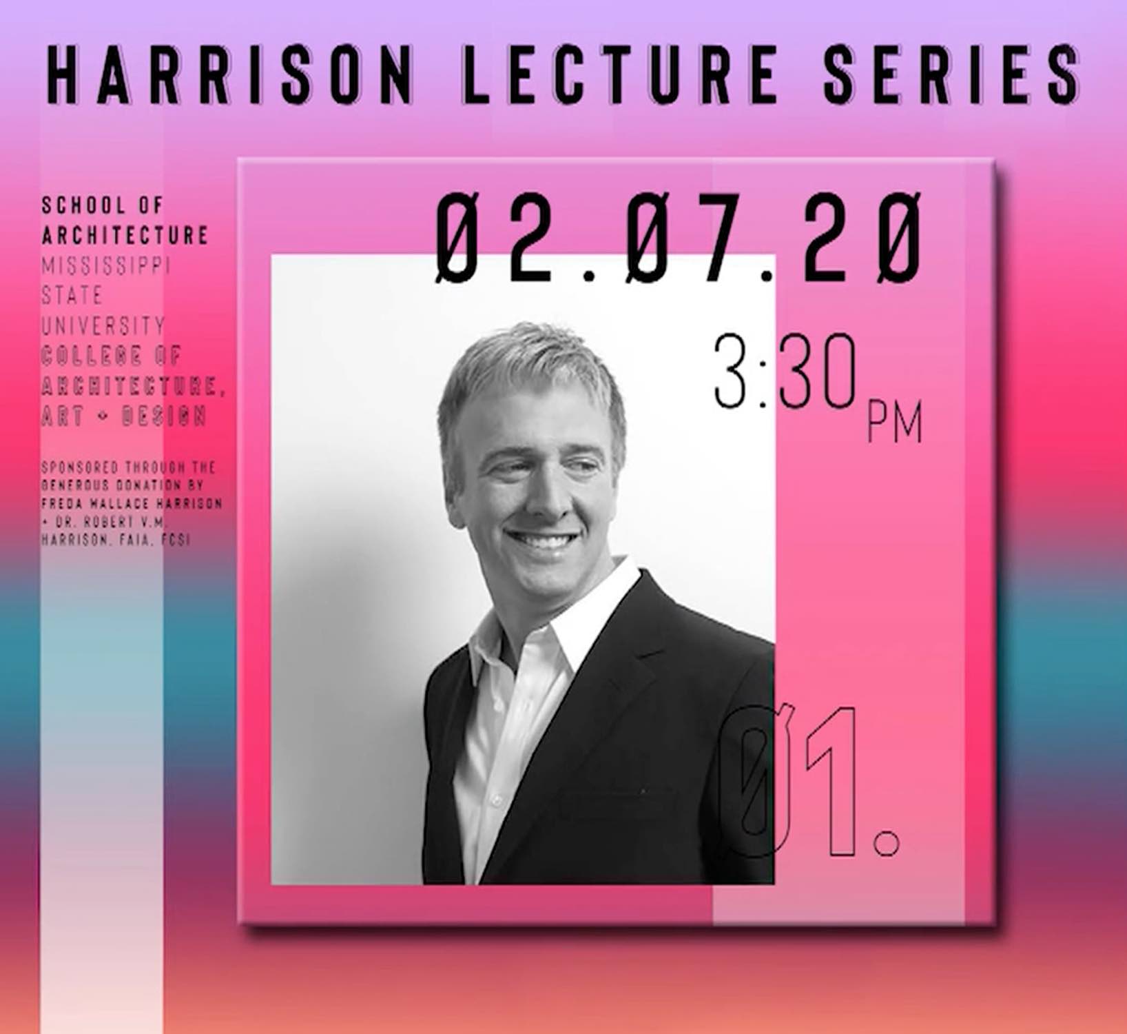 Spring 2020 Harrison Lecture: Mark Foster Gage | College of Architecture, Art, and Design